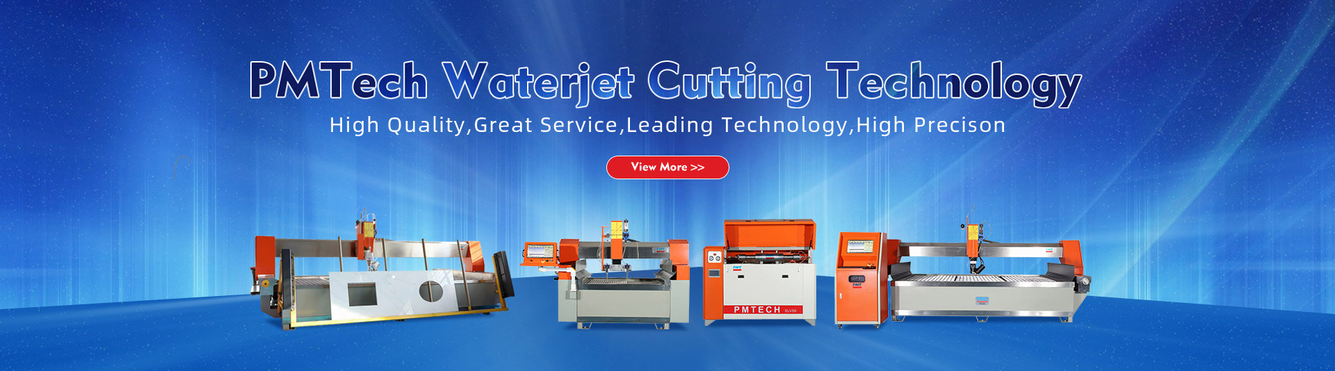 High-Precision Waterjet Cutting Machines | PMTech